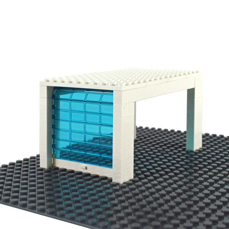 Classic Car Rolling gate Garage Door Parts for LEGO Sets Building Block ...