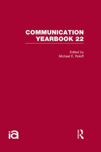 Communication Yearbook 22 by Michael Roloff (2011, Hardcover) for sale ...