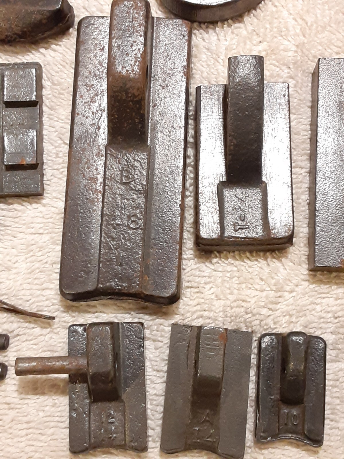 Mixed Lot Pipe Wrench Parts Jaw Heel Jaw RIDGID TRIMO PROTO USHCO ...