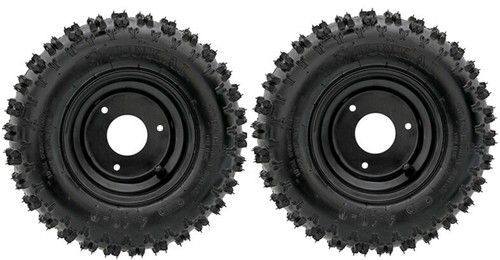 ATV 6" 7" 8" 10" inch Wheel Tire Rim 3 Stud 4 Bolt For Go kart Quad ...