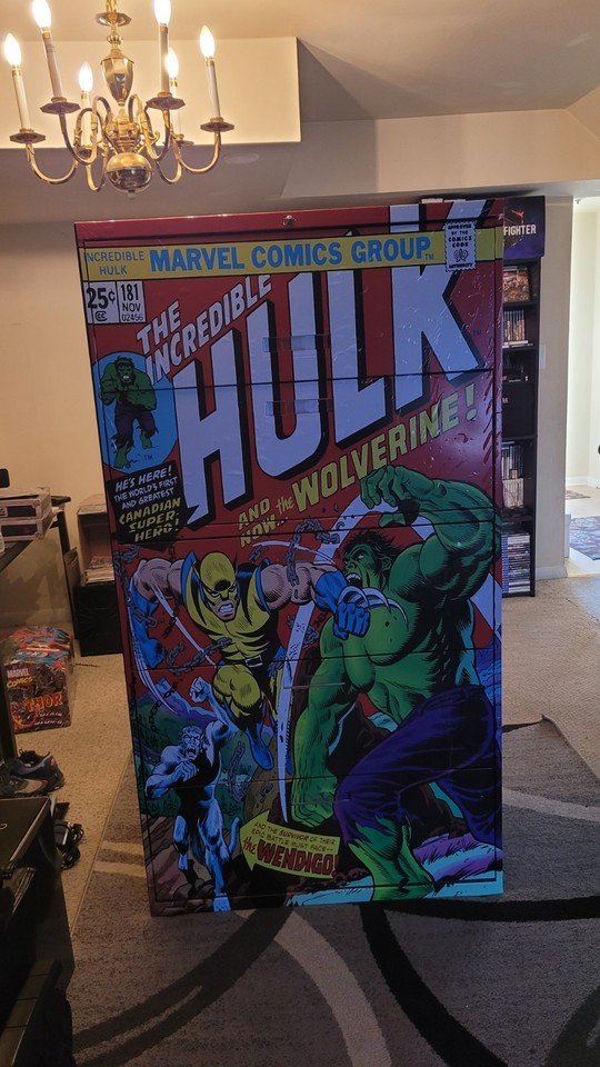 Incredible Hulk 181 Comic Book Storage Cabinet w/ Lock Marvel Comic | eBay