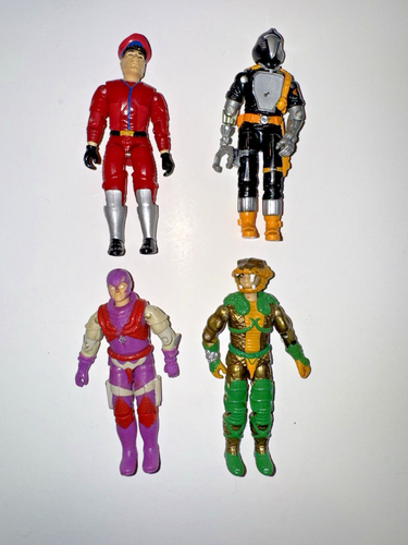 Lot of 4 Vintage GI Joe Street Fighter Figures Nemesis Enforcer ...