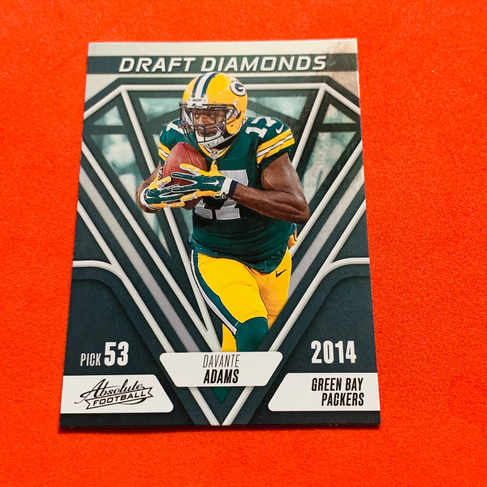 Davante Adams .. DRAFT DIAMONDS .. Green Bay Packers 2023 Absolute ...