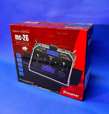 Brand New Graupner MC-26 RC Tray Transmitter with GR-24 Receiver | eBay