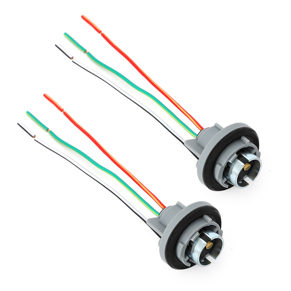 1157 Universal Pigtail Wire Female Socket U 2X Harness Stop Brake ...