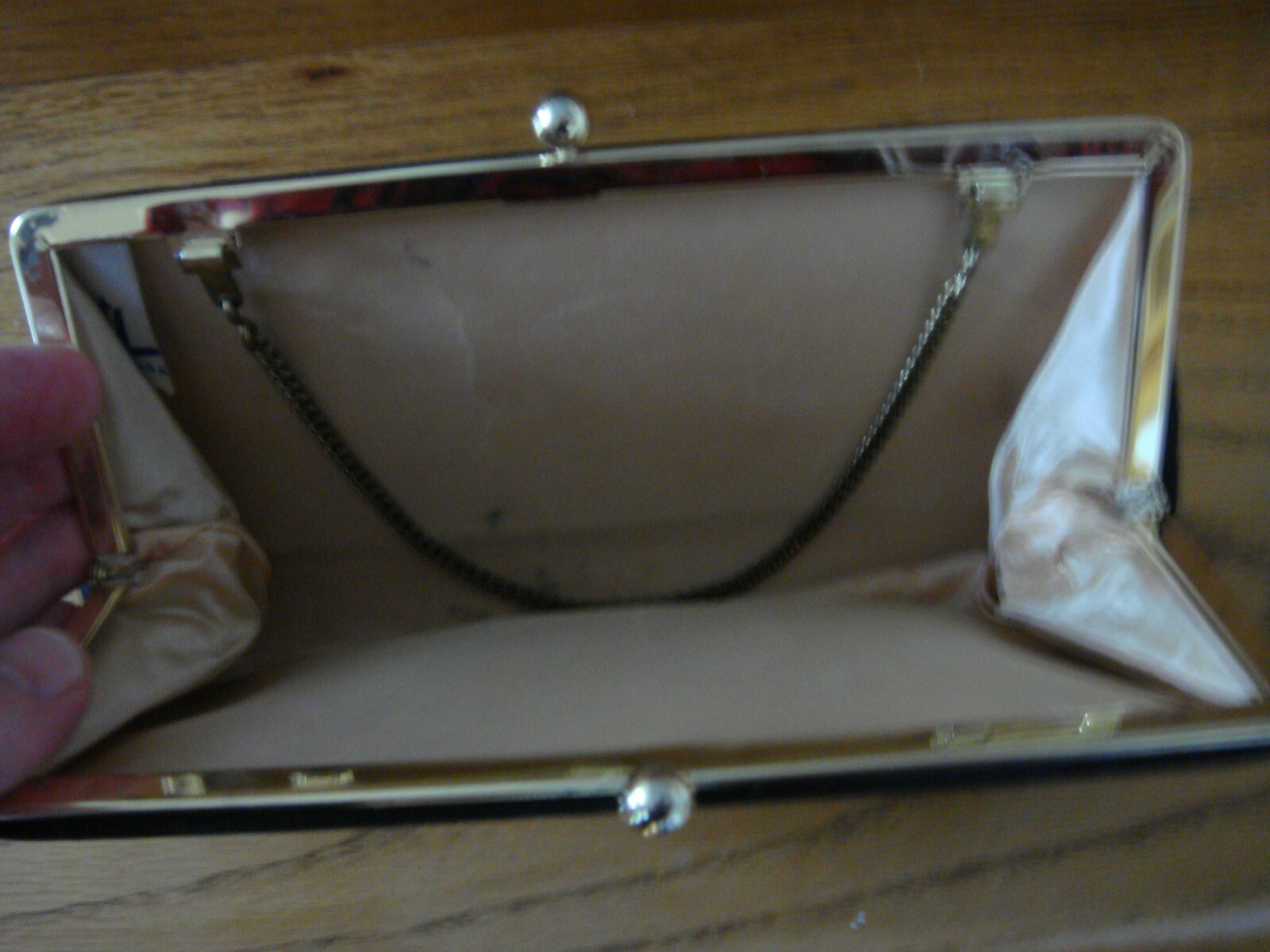 Women's HL Evening Special Occasion Black Purse Clutch Handbag 10" x 5. ...