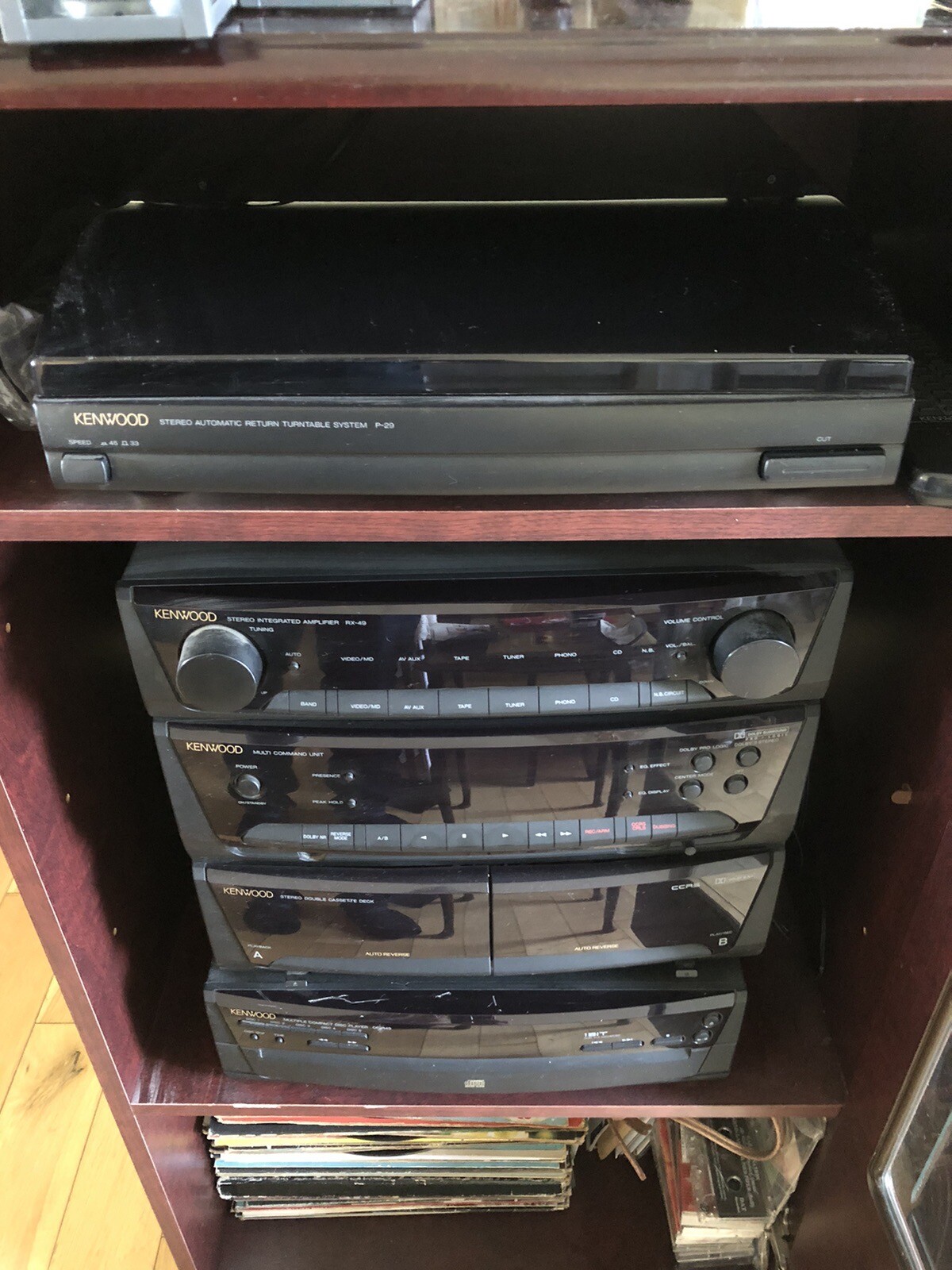 kenwood hi fi stack system Surround Sound 5 Speakers 5 CD Changer NO ...