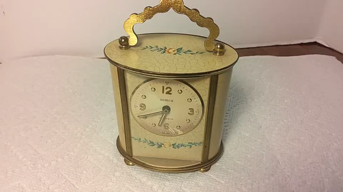Vintage Semca Music Alarm Clock, 7 Jewels, See Video, Works | eBay