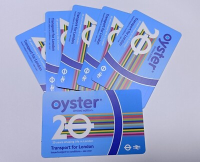 TFL Limited Edition 20 Years Of The Oyster Card 20th Anniversary- With ...
