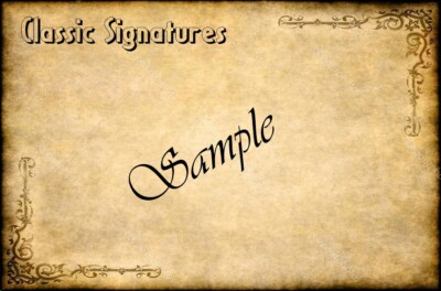 CLASSIC SIGNATURES Blank Autograph Cards - Pack of 25 - Collector's ...
