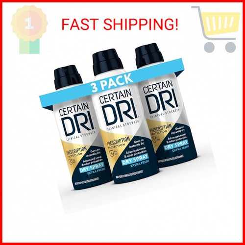 Certain Dri Prescription Strength Clinical Antiperspirant Dry Spray ...