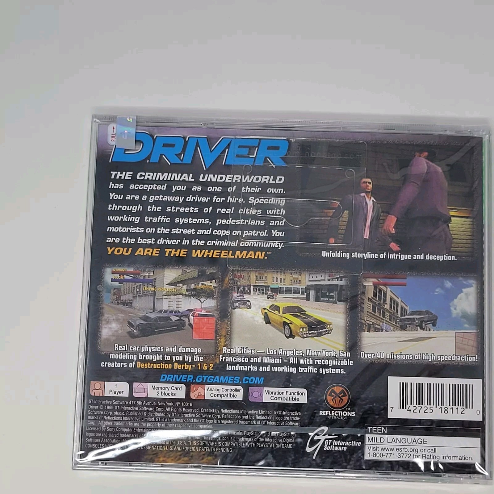 Driver (Sony PlayStation 1, 1999) for sale online | eBay