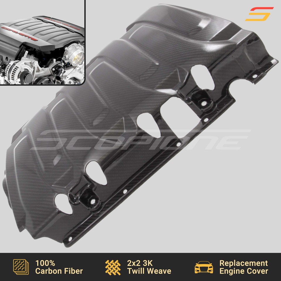 Scopione Carbon LT1 Engine Cover for Chevrolet C7 14-19 Corvette 16-24 ...