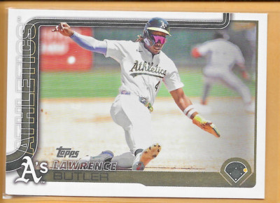 Lawrence Butler 2025 Topps Series 1 #106 Oakland Athletics Baseball ...