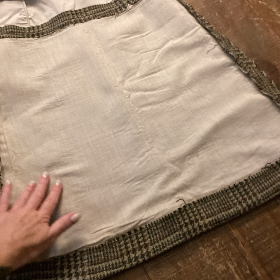 Vintage Handmade Wool Plaid Skirt Brown With Green/rust Color Sz XS | eBay