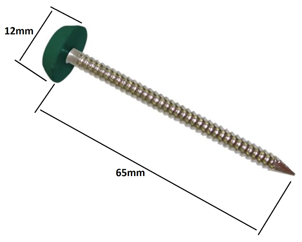 Astro Turf Nails Plastic Heads Green 65mm Safety 3g 4g 5g Pins Stud ...