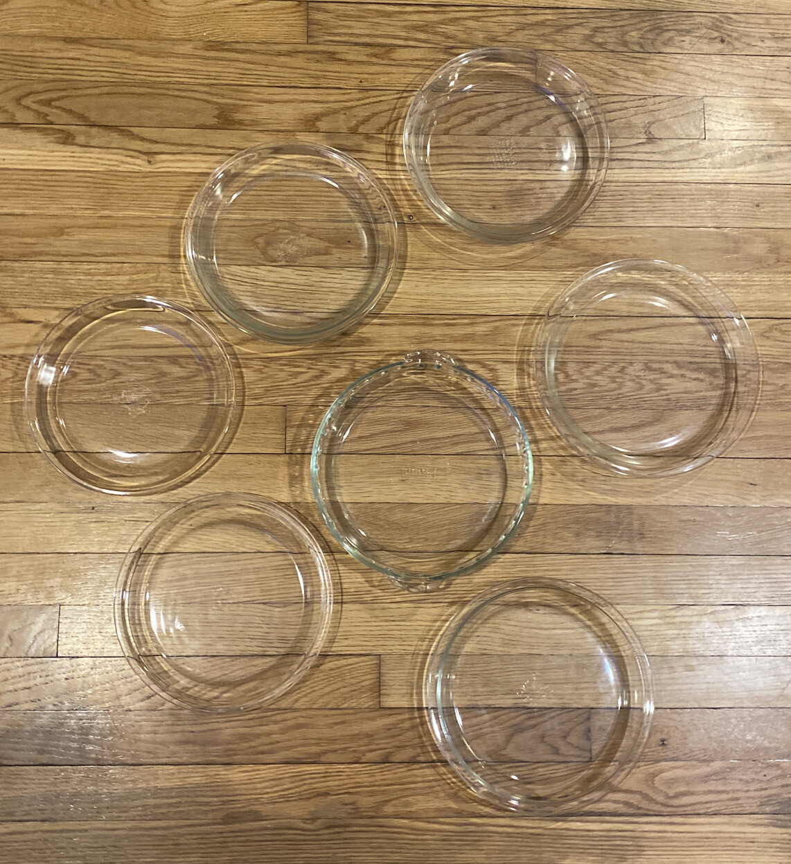 Vintage Pyrex Pie Plates #229 #210 4-pc #209 & Frost King 460 * Lot of ...