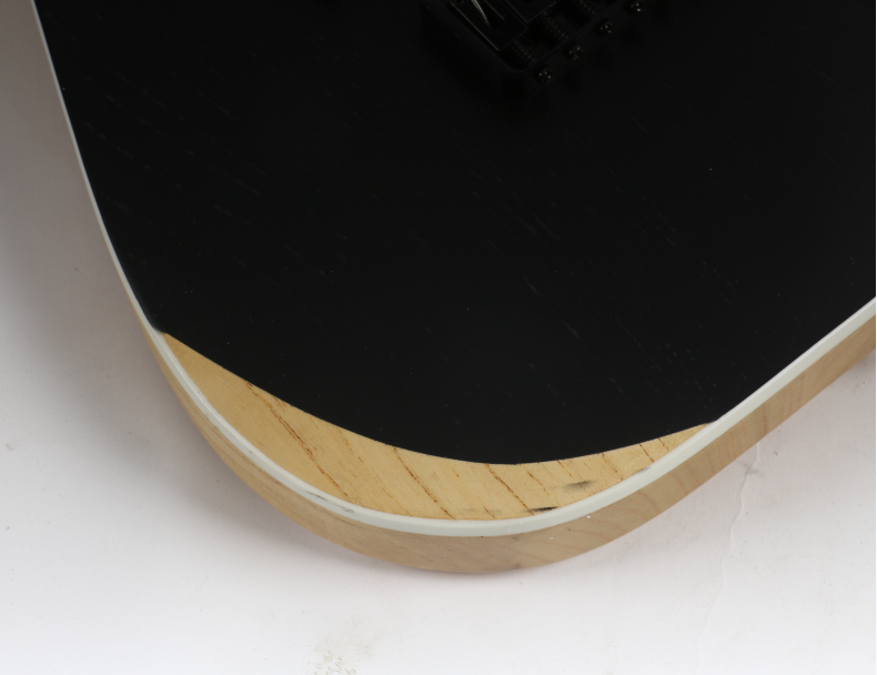 Custom 8-strings Electric Guitar Black Strings Thru Body Black Hardware ...