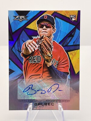 2021 Topps Fire Bobby Dalbec Auto #AB-BD Purple Parallel Autograph /50 ...