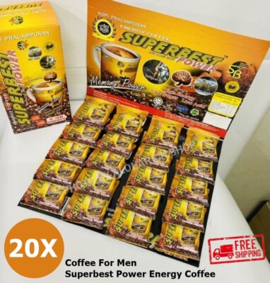 Coffee For Men Superbest Power Energy Coffee 100% Original Ginseng ...