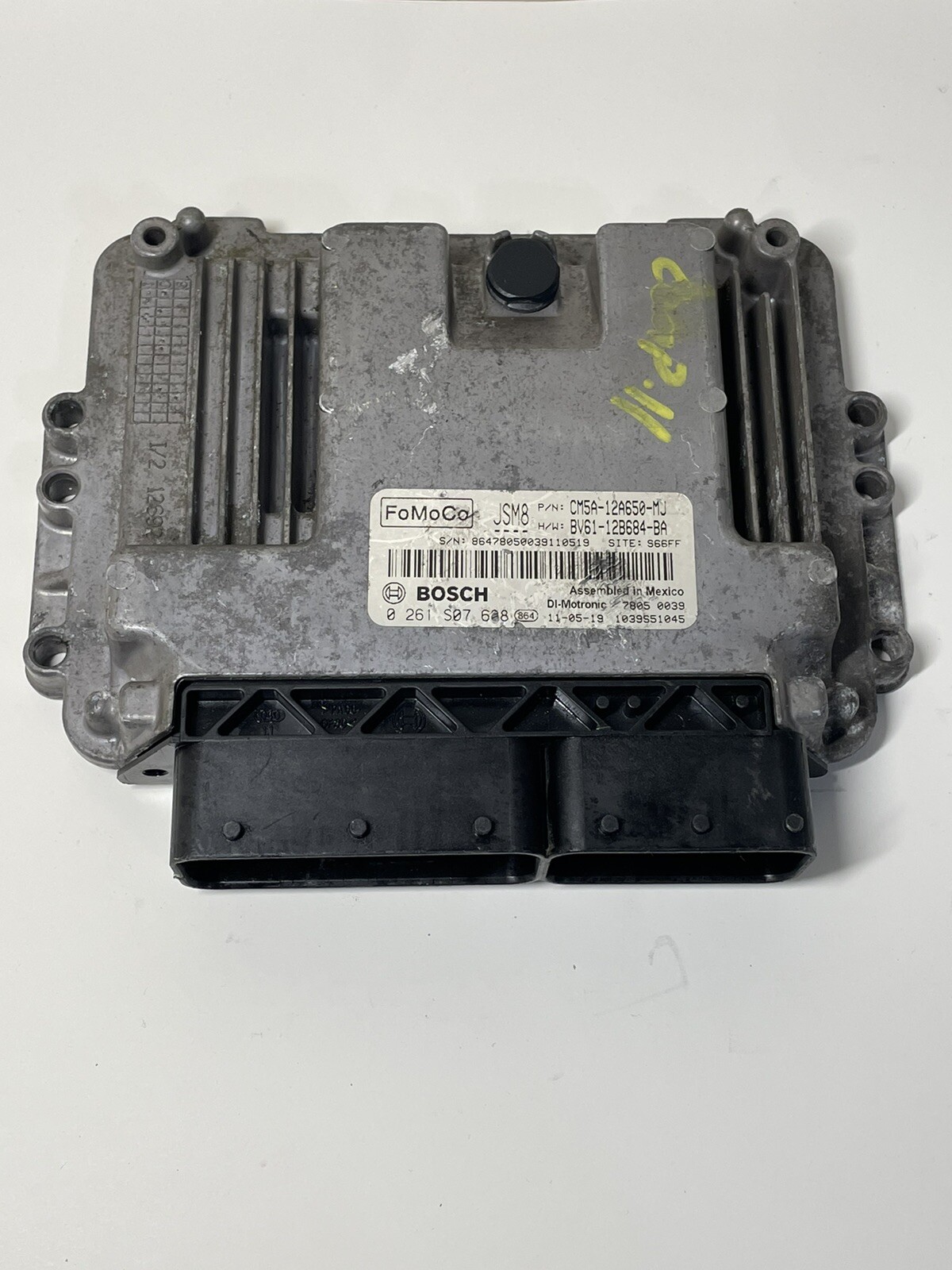 2012 Ford Focus Engine Control Module ECM CM5A-12A650-MJ BV61-12B684-BA ...