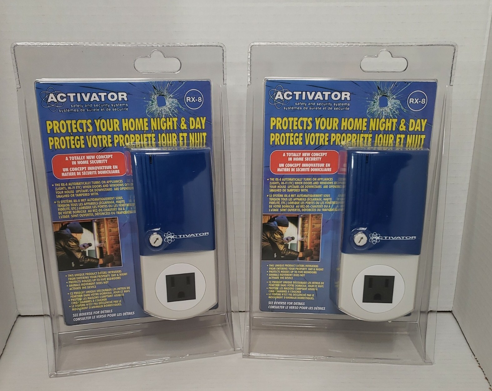 NIP 2x Activator RX-8 Motion Detector Safety & Security Device Sensor ...