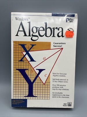 Pro One Multimedia Windows Algebra Windows 3.5" Floppy IBM Tandy | eBay