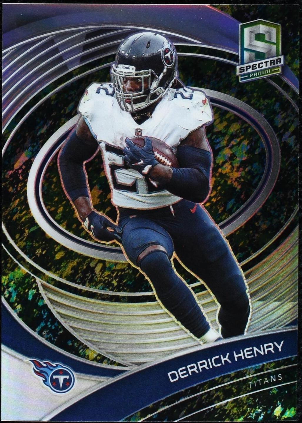 2021 Panini Spectra - Derrick Henry #96 Neon Splatter Prizm /8 for sale ...