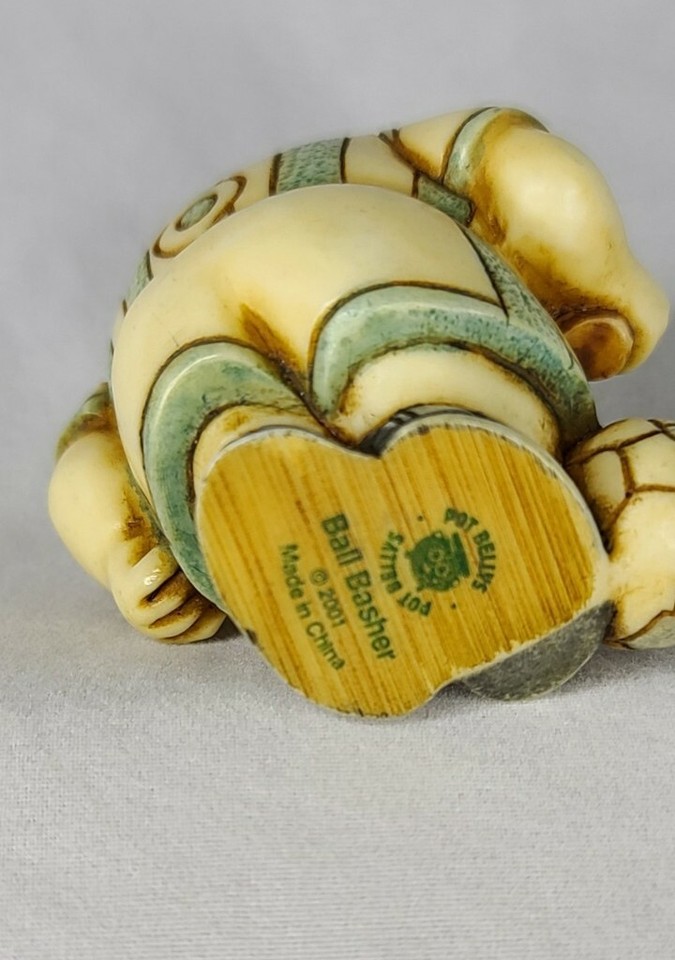 Harmony Kingdom Pot Bellys Ball Basher Soccer Mini Trinket Box Figurine ...