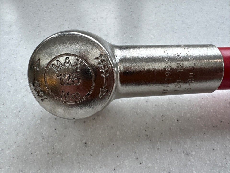 New Torqueleader Gedore TSN125 Commercial Torque Wrench 1/2" Dr.40 ...