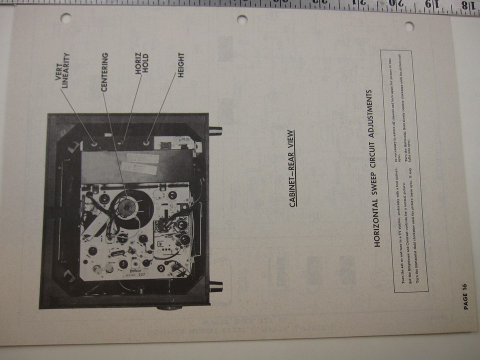 SF 50's Sams Photofact HOFFMAN Model B1227, U, M1227, U, P1227, U ...