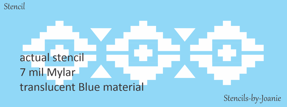 South West Border Stencil Designs