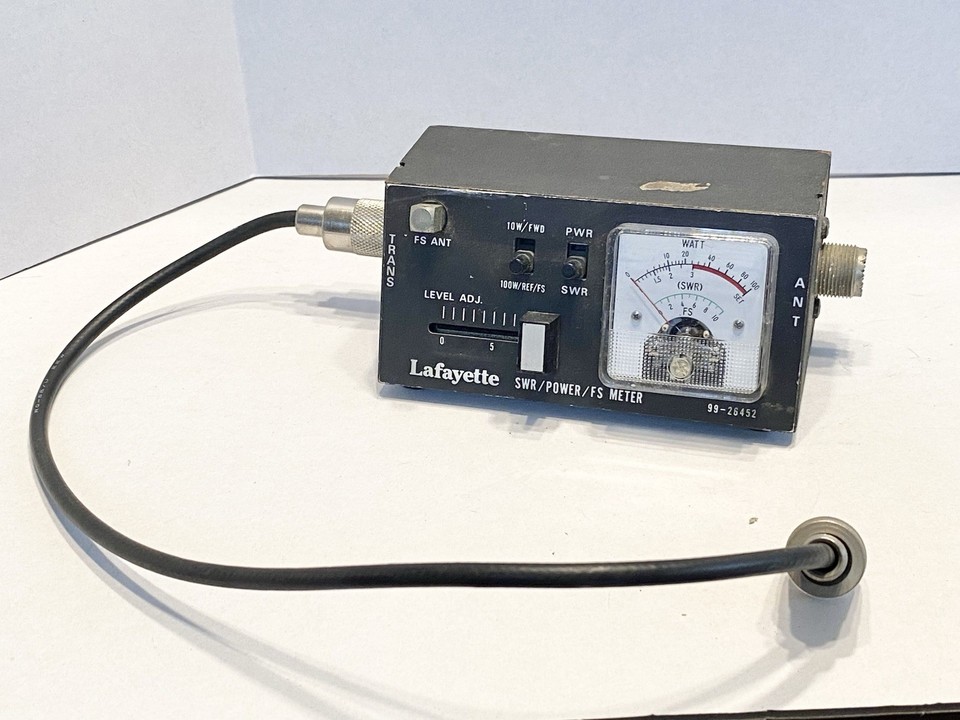 Vintage Lafayette SWR/Power/FS Meter Model 99-26452 UNTESTED. | eBay