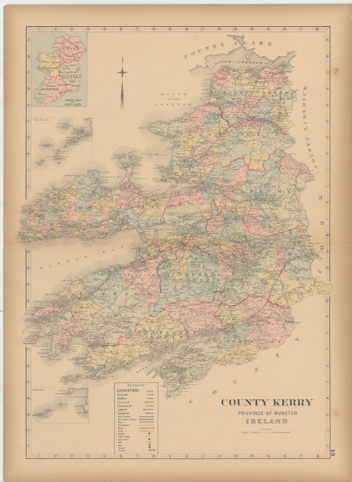 County Kerry—Munster—Ireland—parishes & baronies—L. J. Richards 1901 ...
