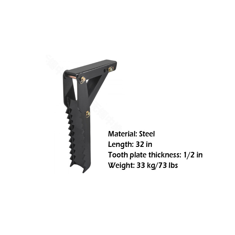 Landhonor 32/36in Excavator Thumb Universal Steel Plate Claw for ...