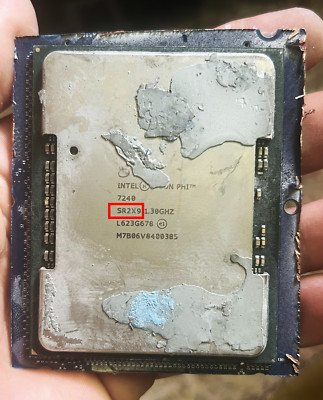 Intel PHI 7240 7220 1.3GHz High-End CPU SR2X8/SR2X9 (several hundred ...