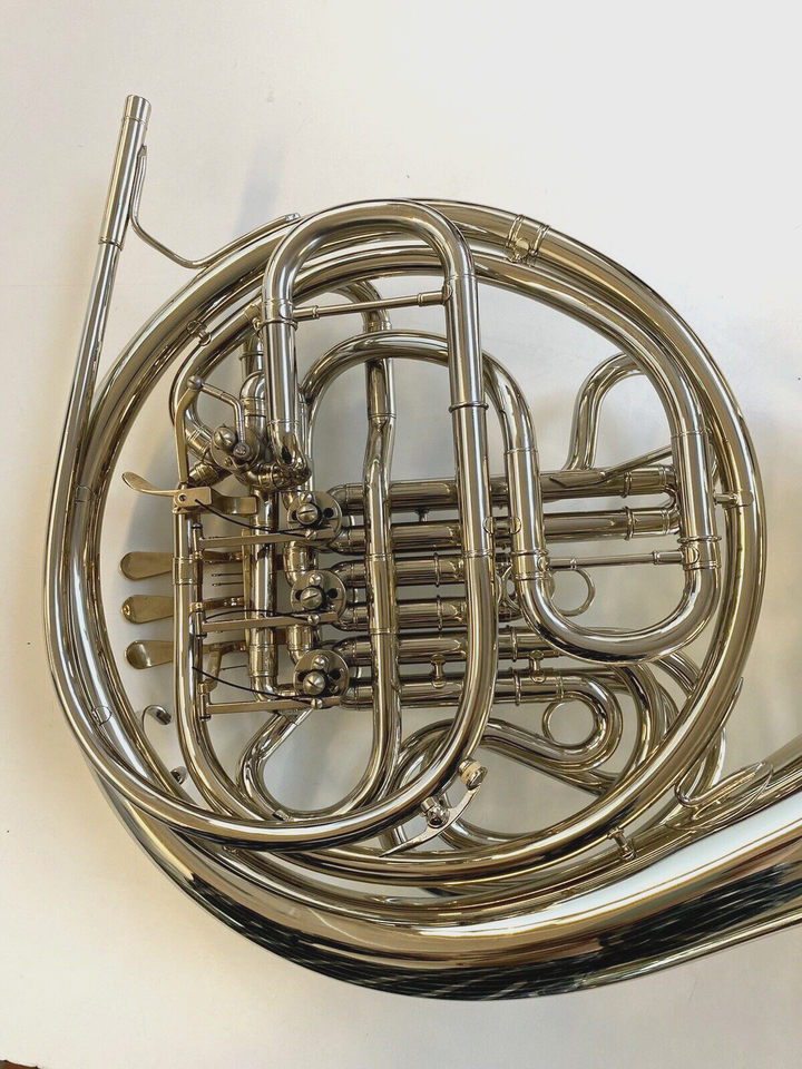 Mint Open Box Conn 8D Double French Horn in Nickel Silver; with Case ...