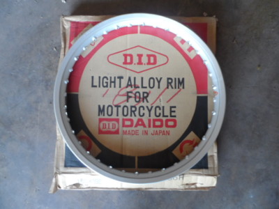 Vintage Made in Japan Daido DID 1.60x19 160x19 19" 36 Holes Wheel Rim ...