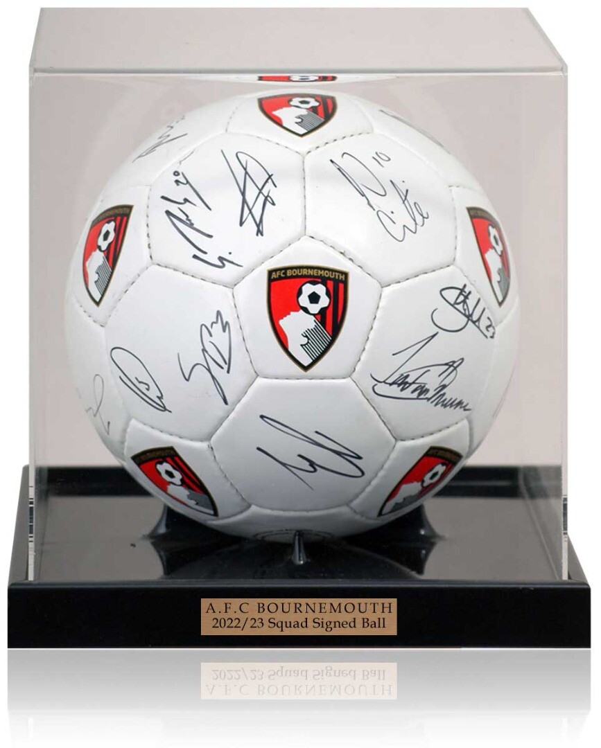 AFC Bournemouth Autographed Football Hand Signed by 2022/23 First Team ...