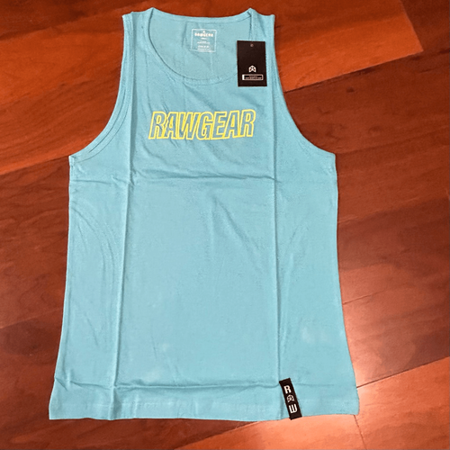 Raw Gear NWT men’s blue athletic tank top in small | eBay
