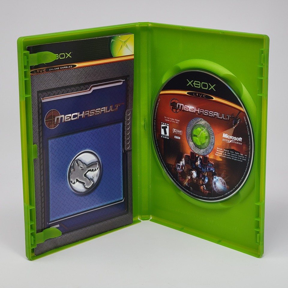 MechAssault (Original Xbox) Black Label CIB COMPLETE & TESTED ...