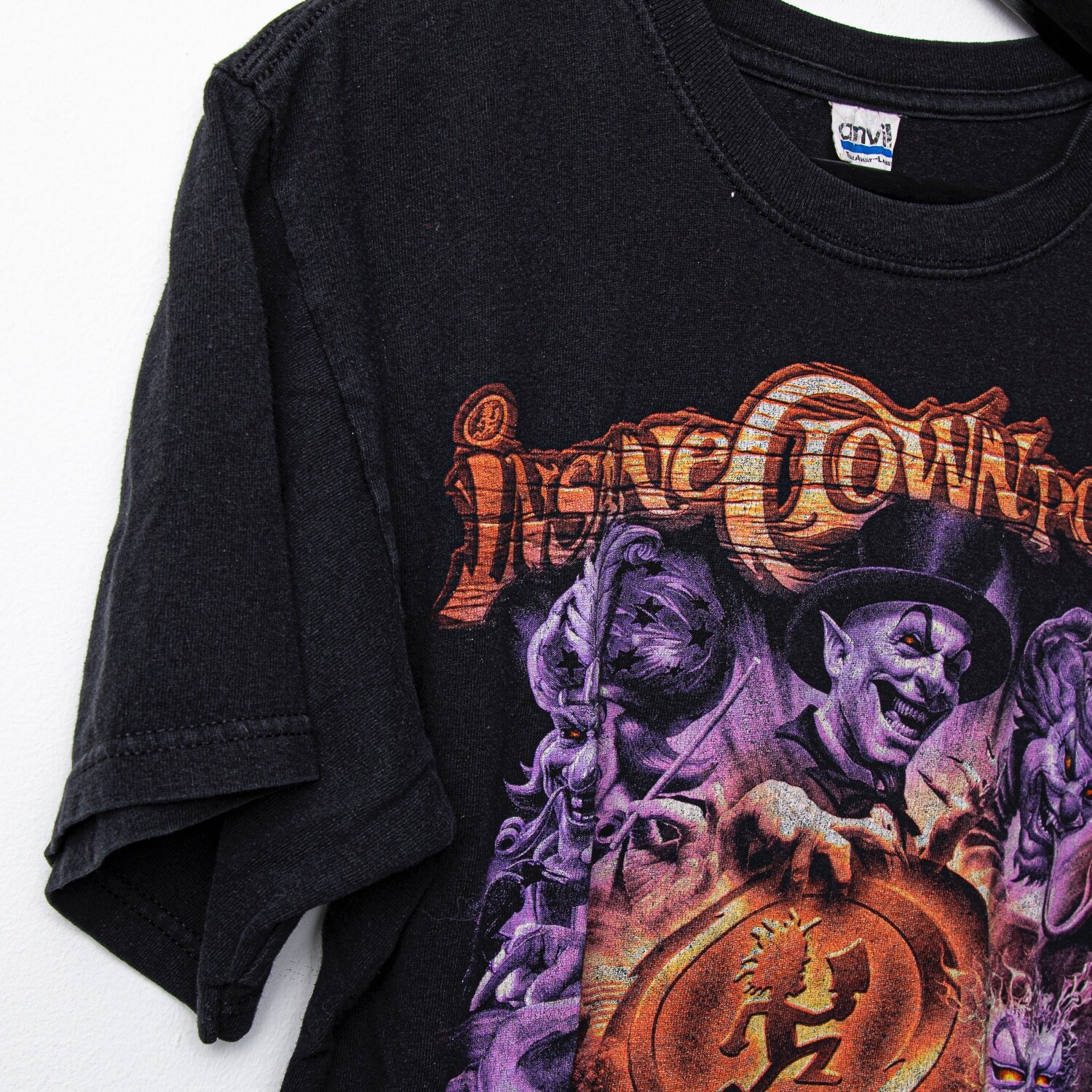 Vintage ICP Insane Clown Posse Anvil Black T-Shirt Ad… - Gem