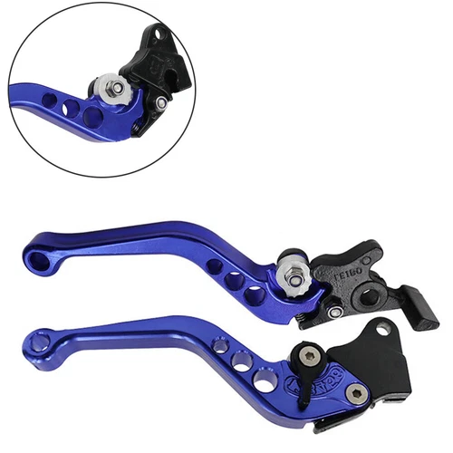 Universal CNC Motorcycle Handlebar Short Brake Clutch Handle Levers ...