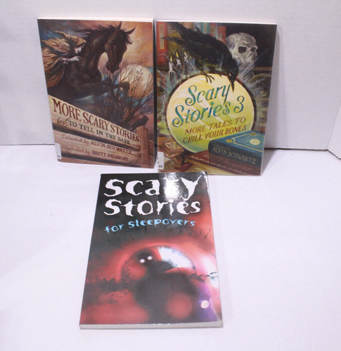Scary Stories to Tell in the Dark Series & For Sleepovers Lot Paperback ...