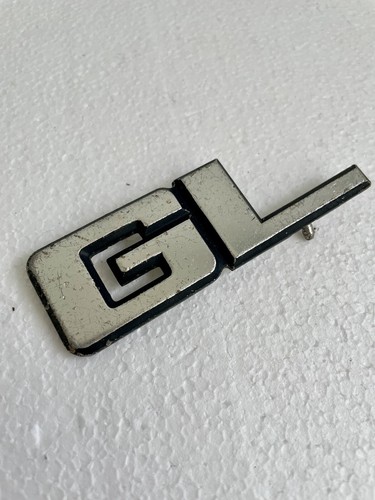 Ford GL Car Badge, Emblem, Metal. Genuine. # JF6383. Free Tracked Post ...