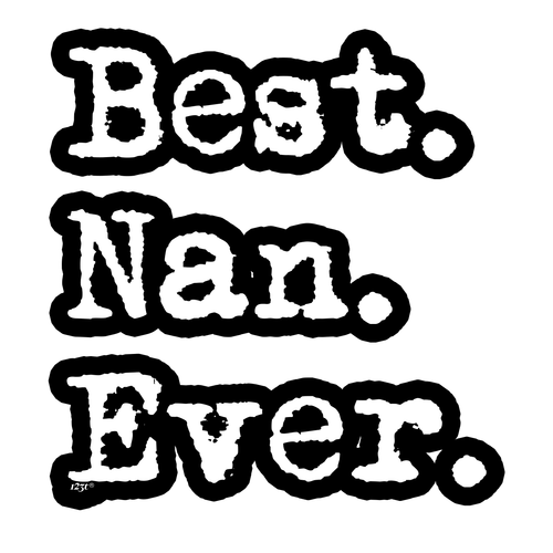 2 x Large Car Stickers - best nan ever Decal Bumper Truck Laptop Window ...