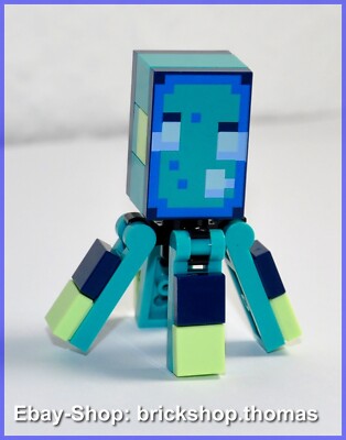 Lego Minecraft Tintenfisch - minesquid02 21180 - Figure Squid Glow ...