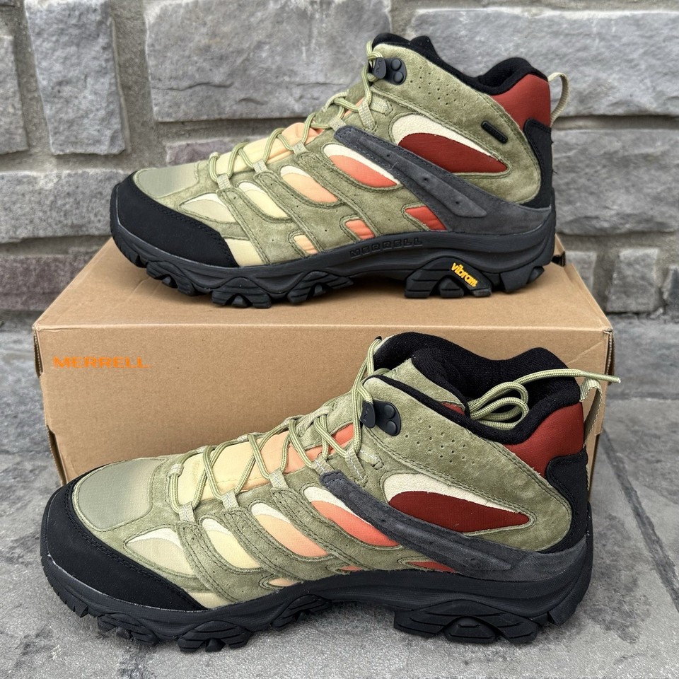 Moab 3 Vista Mid WP Boots, Men’s 11.5, Mosstone Multi, J500521W, New In ...