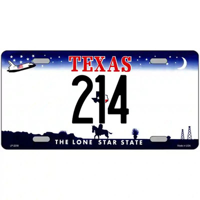 214 Texas Metal Sign | eBay