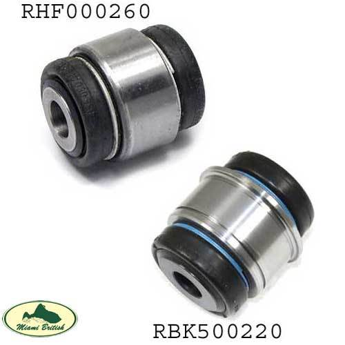 LAND ROVER REAR KNUCKLE UPPER & LOWER BUSHING RANGE 03-12 RHF000260 ...